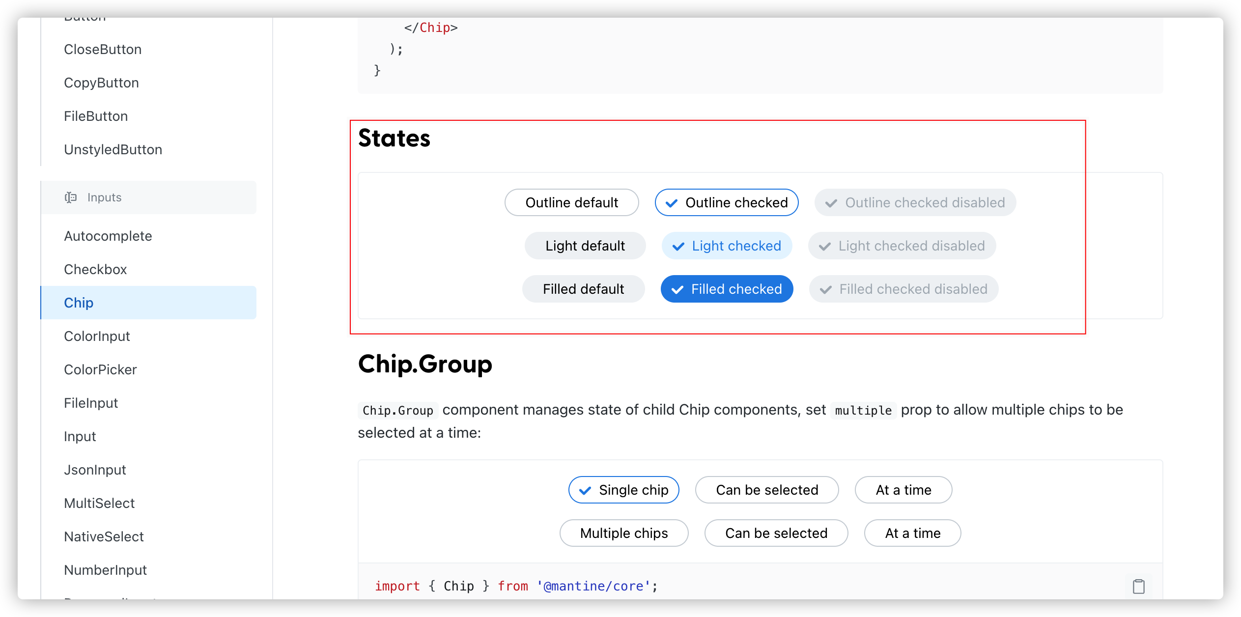 How to use Chip status ? · mantinedev · Discussion #3832 · GitHub