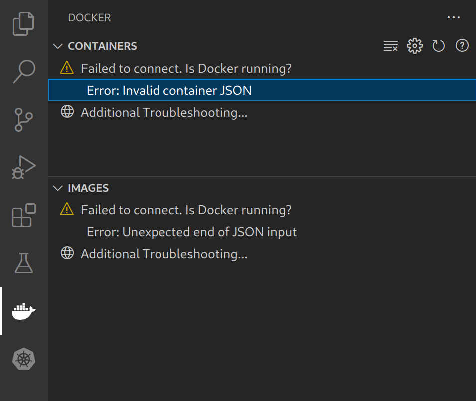 Missing Docker Host Setting In 1230 · Issue 3723 · Microsoftvscode Docker · Github