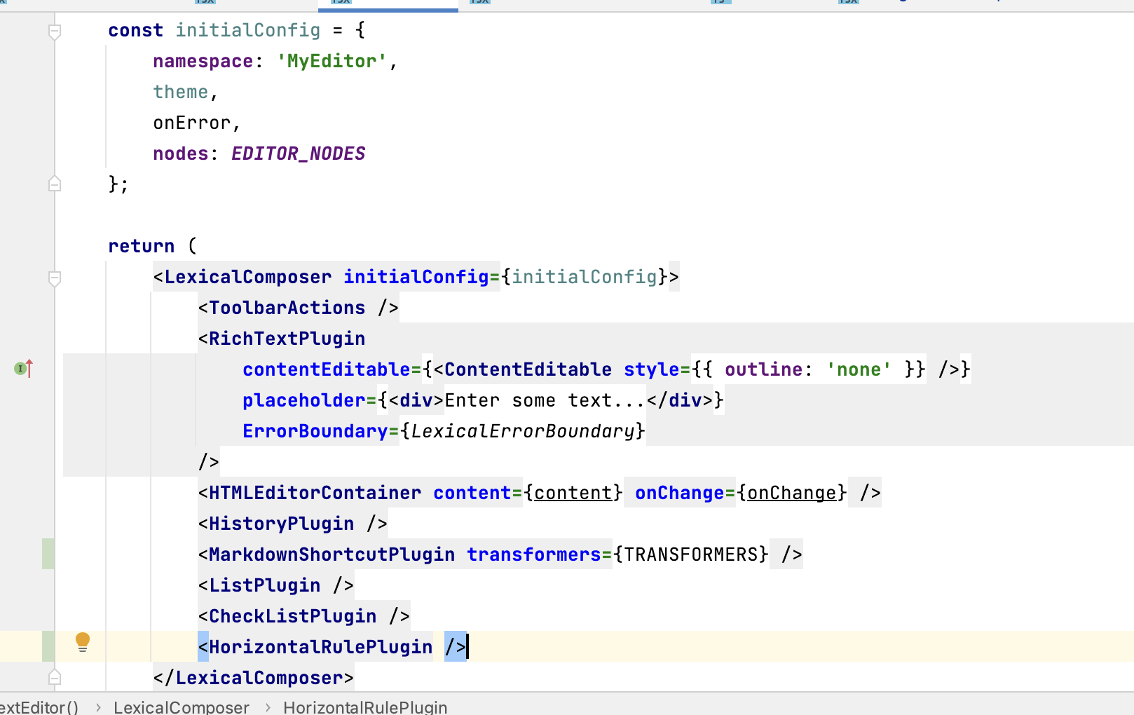 Bug: Editor doesn't render color, italic, strikethrough, underline or other inline stylings ...