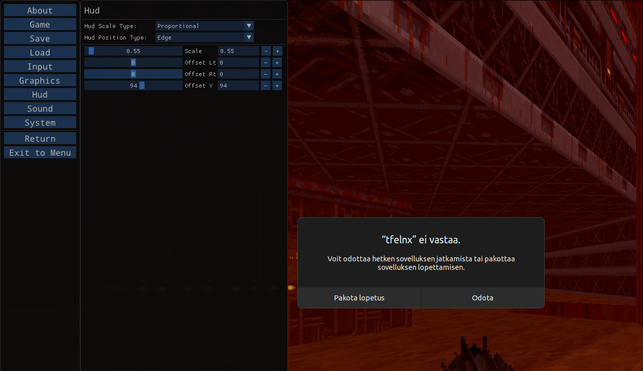 [Bug] Engine crashes when modifying HUD settings with sliders and numerical values while in-game ...