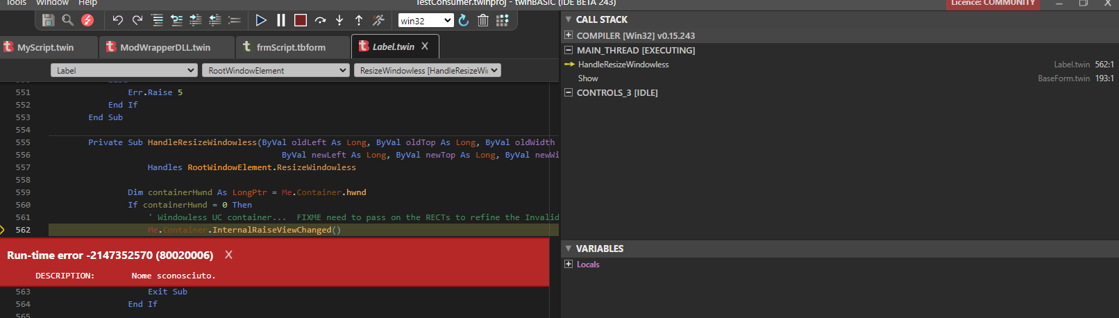 build failed · Issue #1476 · twinbasic/twinbasic · GitHub