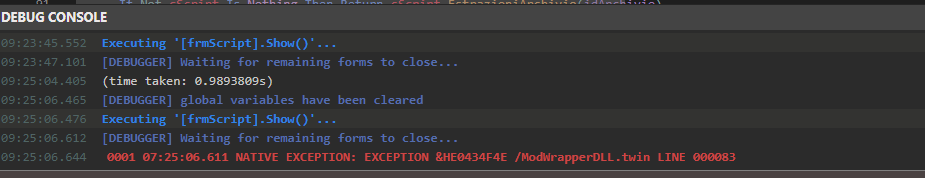 native exception · Issue #1530 · twinbasic/twinbasic · GitHub