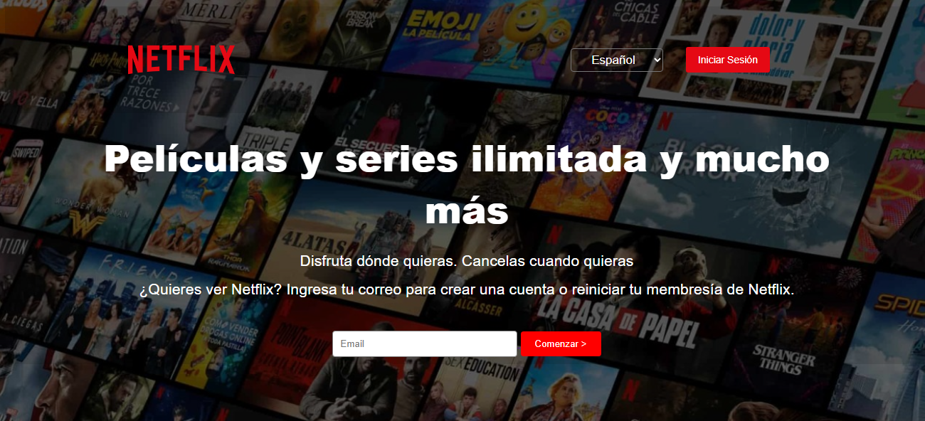 GitHub - johansebastianr/Netflix: El siguiente código se encuentra estructurado con html, css y ...