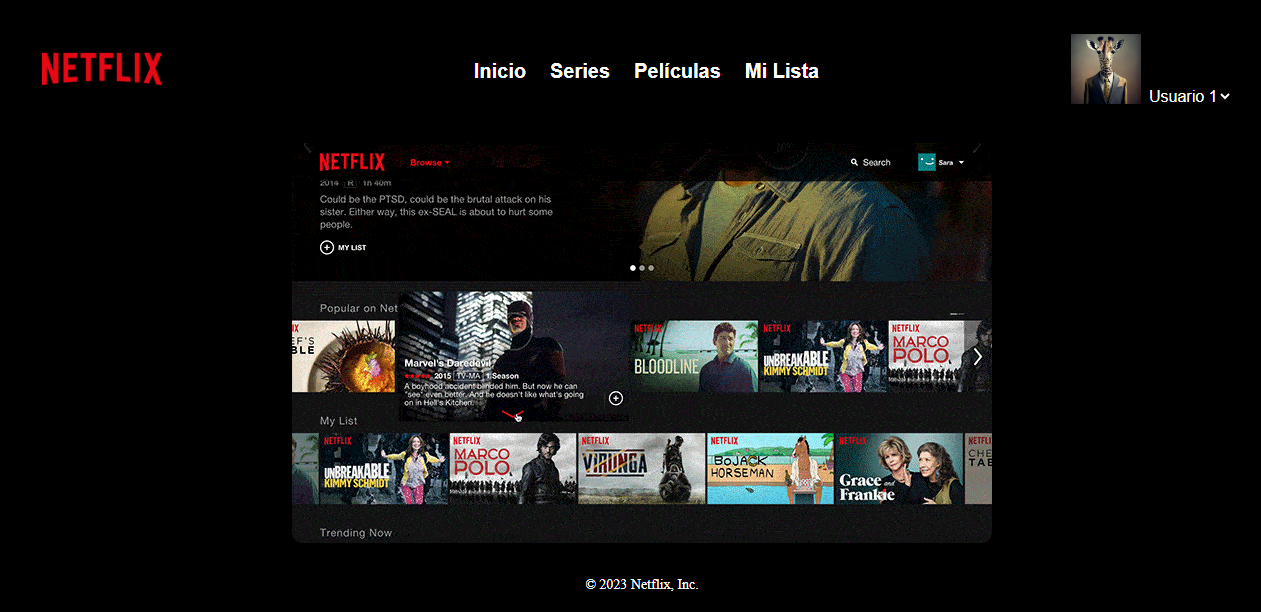 GitHub - johansebastianr/Netflix: El siguiente código se encuentra estructurado con html, css y ...