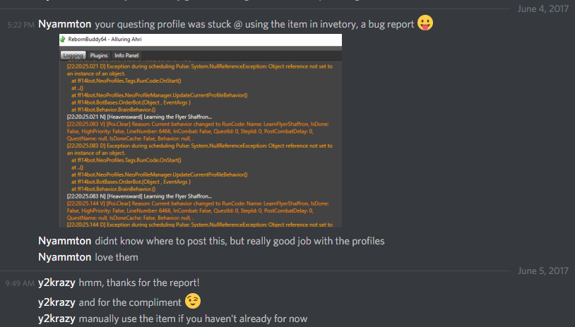 Flyer Shaffron RunCode Error · Issue #48 · y2krazy/Rebornbuddy-Profiles · GitHub