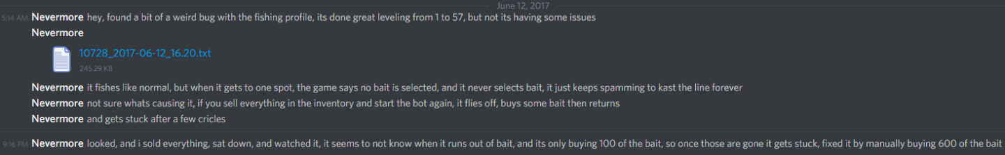 Fishing - No Bait Bug · Issue #53 · y2krazy/Rebornbuddy-Profiles · GitHub