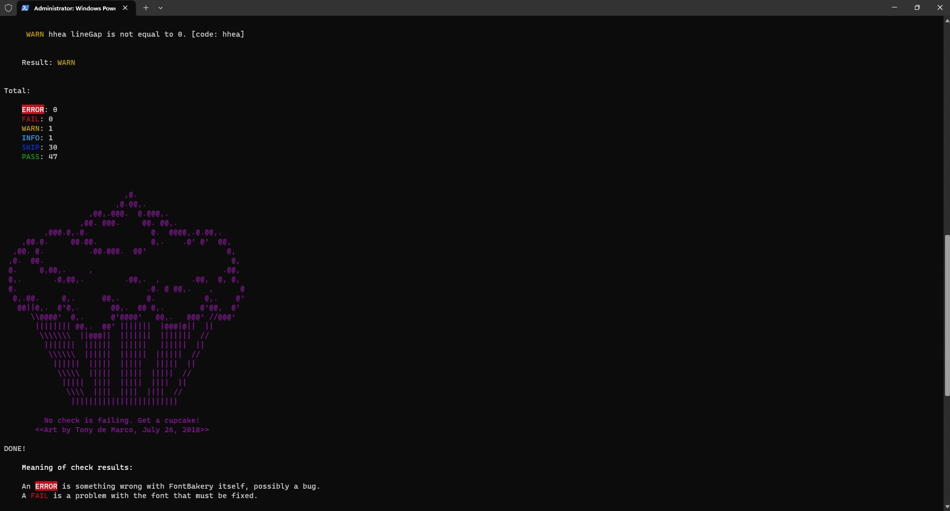 Incomprehensible warning should be improved. · Issue #4133 · fonttools/fontbakery · GitHub