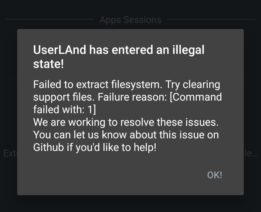 Illegal State Proot Error · Issue 1692 · Cypherpunkarmoryuserland · Github 