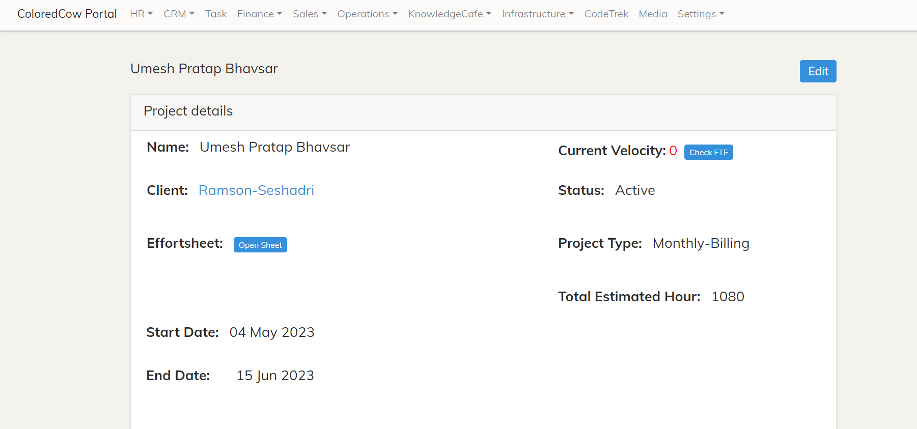 Need To fix Project Edit Page · Issue #3075 · ColoredCow/portal · GitHub