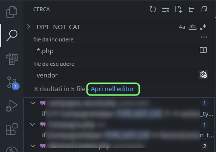 "Find All References" open in a tab editor as with "Search" · Issue ...