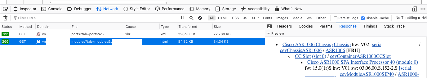 Device modules not shown on web interface · Issue #710 · netdisco/netdisco · GitHub