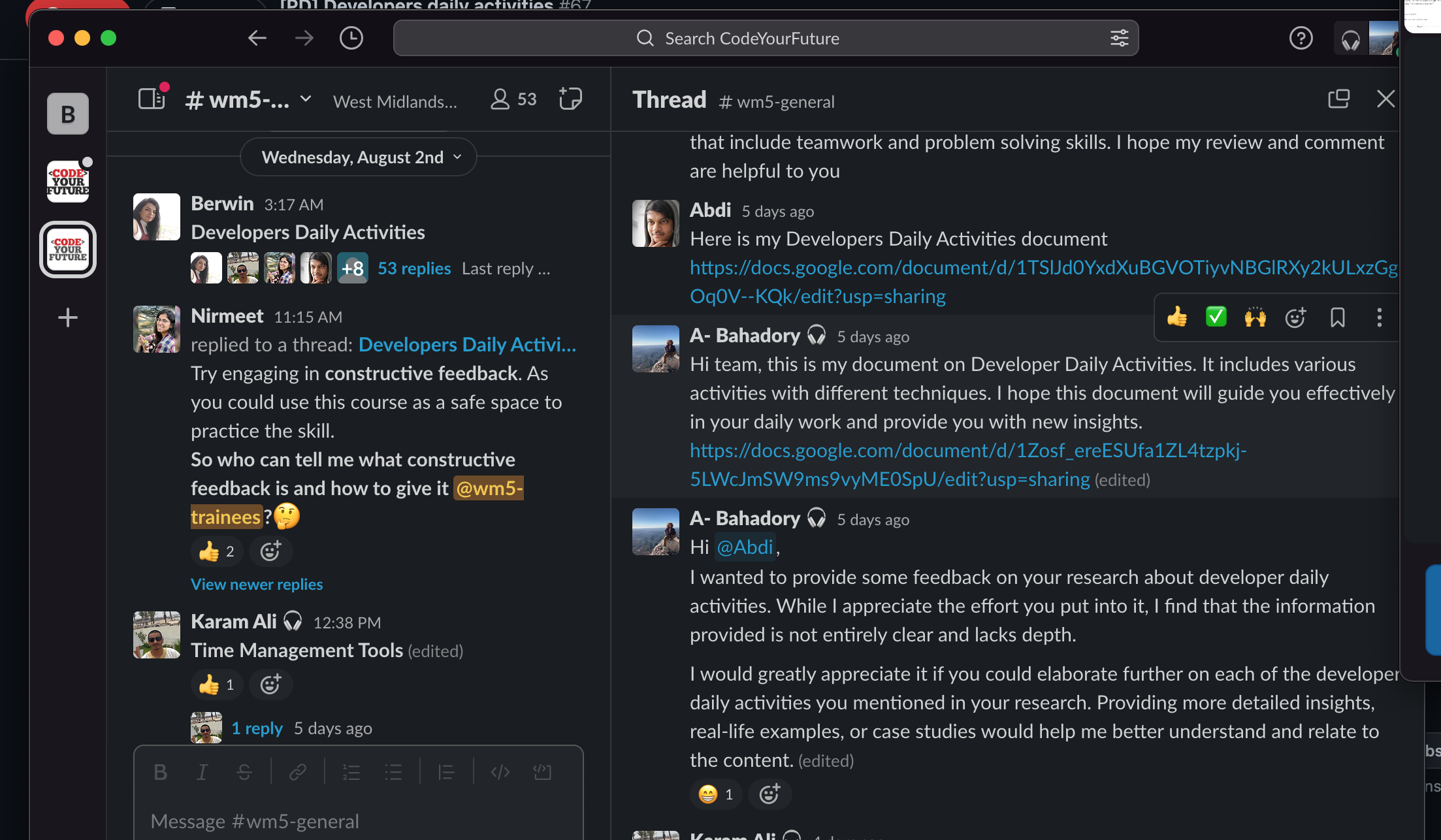 [PD] Developers daily activities · Issue #67 · A-Bahadory/Coursework-Planner · GitHub