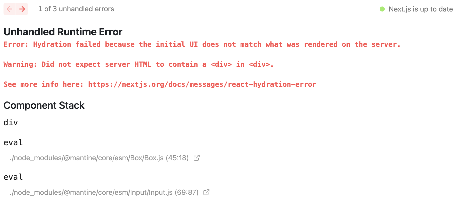 Next13 Input and hydration · mantinedev · Discussion #3762 · GitHub