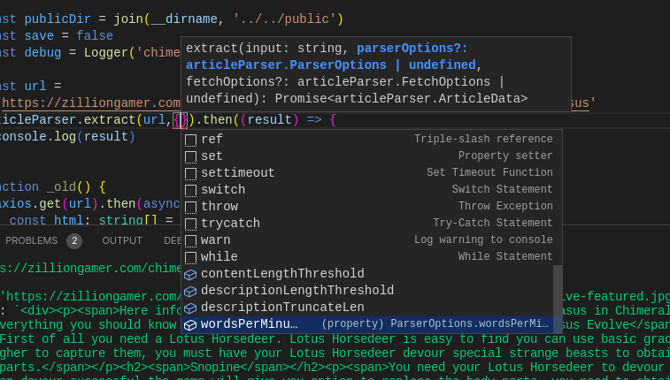 Keep html element attributes on result.content And Incompleted result ...