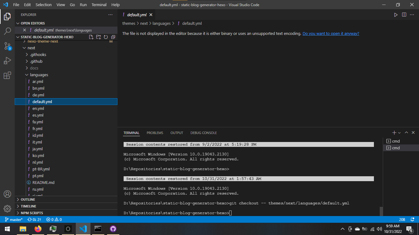 Windows fix symbolic link language/default.yml · Issue #584 · next-theme/hexo-theme-next · GitHub