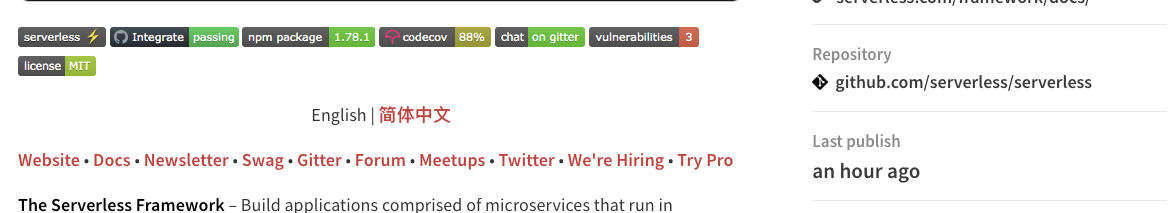 code E404 (npm i serverless) unable to install serverless framework · Issue #8054 · serverless ...