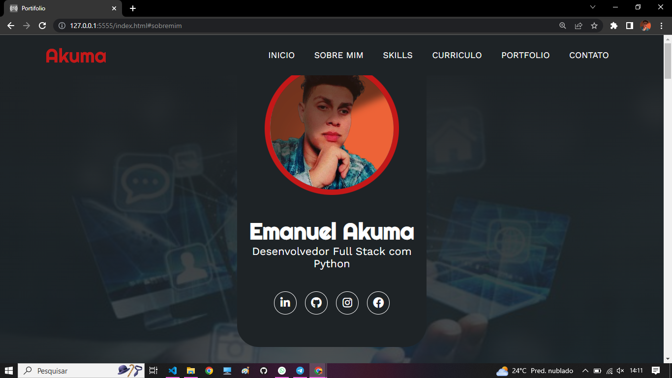 GitHub - EmanuelAkumaA/Meu-Portfolio: Portfólio totalmente recursivo contendo meus principais ...