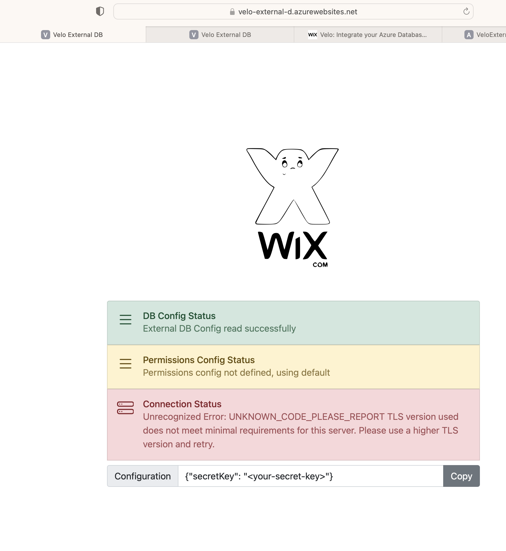 Azure - Wix Connection · Issue #412 · wix/velo-external-db · GitHub