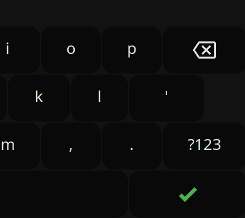 Keyboard Symbol ⌫ not recognized · Issue #770 · KlipperScreen ...