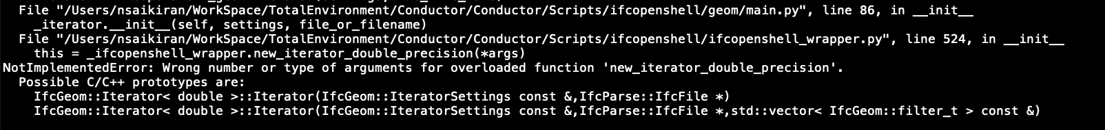 Unable to initialize ifcopenshell-python's `geom.iterator` using ifcopenshell 0.6.0b0 · Issue ...