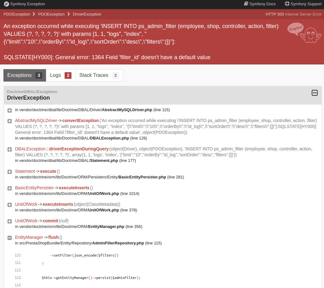 Pagination System Is Broken On Grid Pages · Issue 13511 · Prestashopprestashop · Github