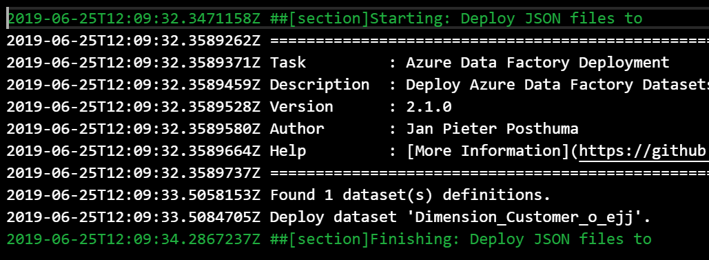 Error in ADF v2 deployment plugin - Unable to deserialize the response ... Error in ADF v2 deployment plugin - Unable to deserialize the response ...
