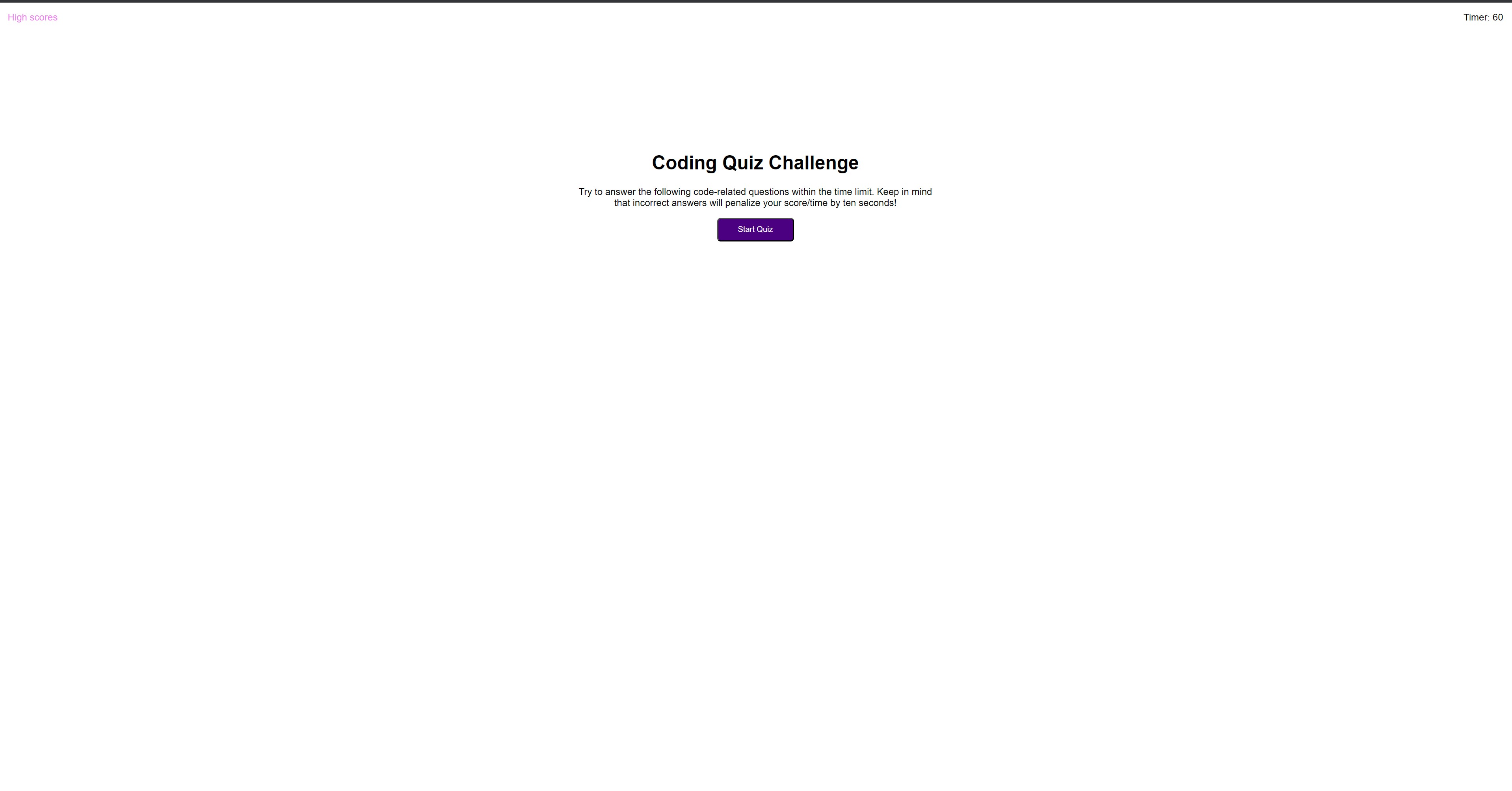 GitHub - AlvinJoyner/APi-Quiz