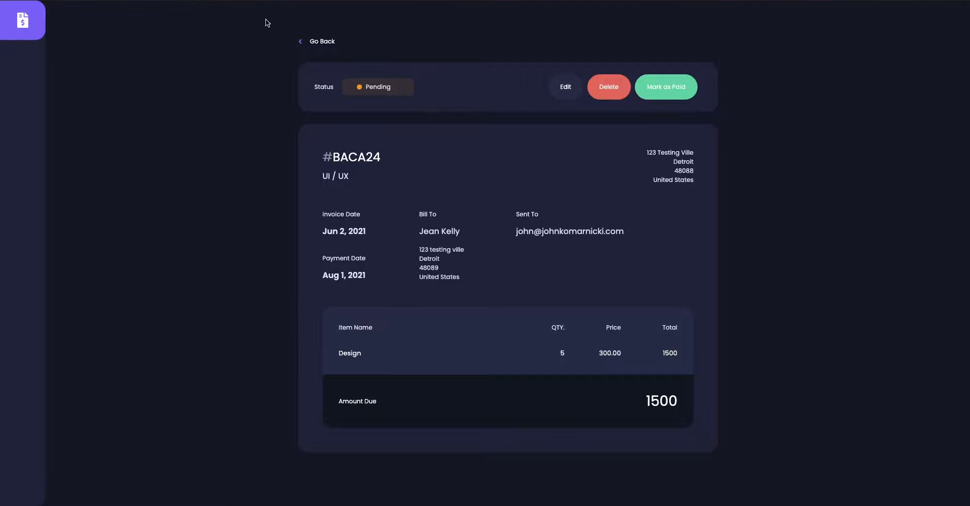 GitHub - KangDannyS/Invoiceapp