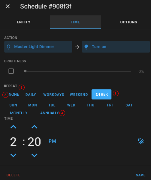 Simplify scheduling one-time or irregularly scheduled events · Issue #681 · nielsfaber/scheduler ...