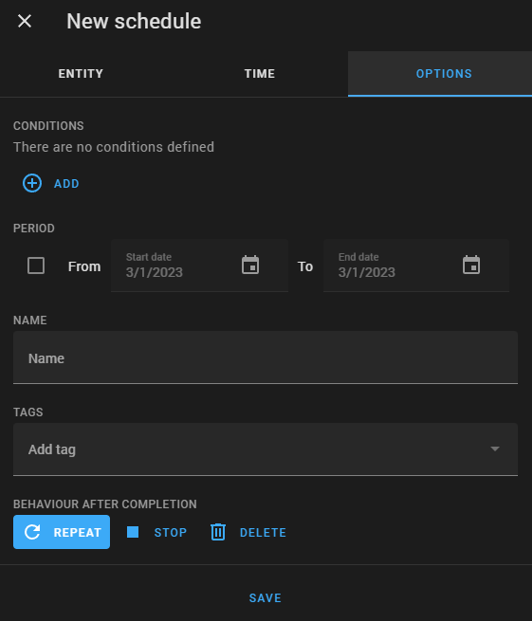 Simplify scheduling one-time or irregularly scheduled events · Issue #681 · nielsfaber/scheduler ...
