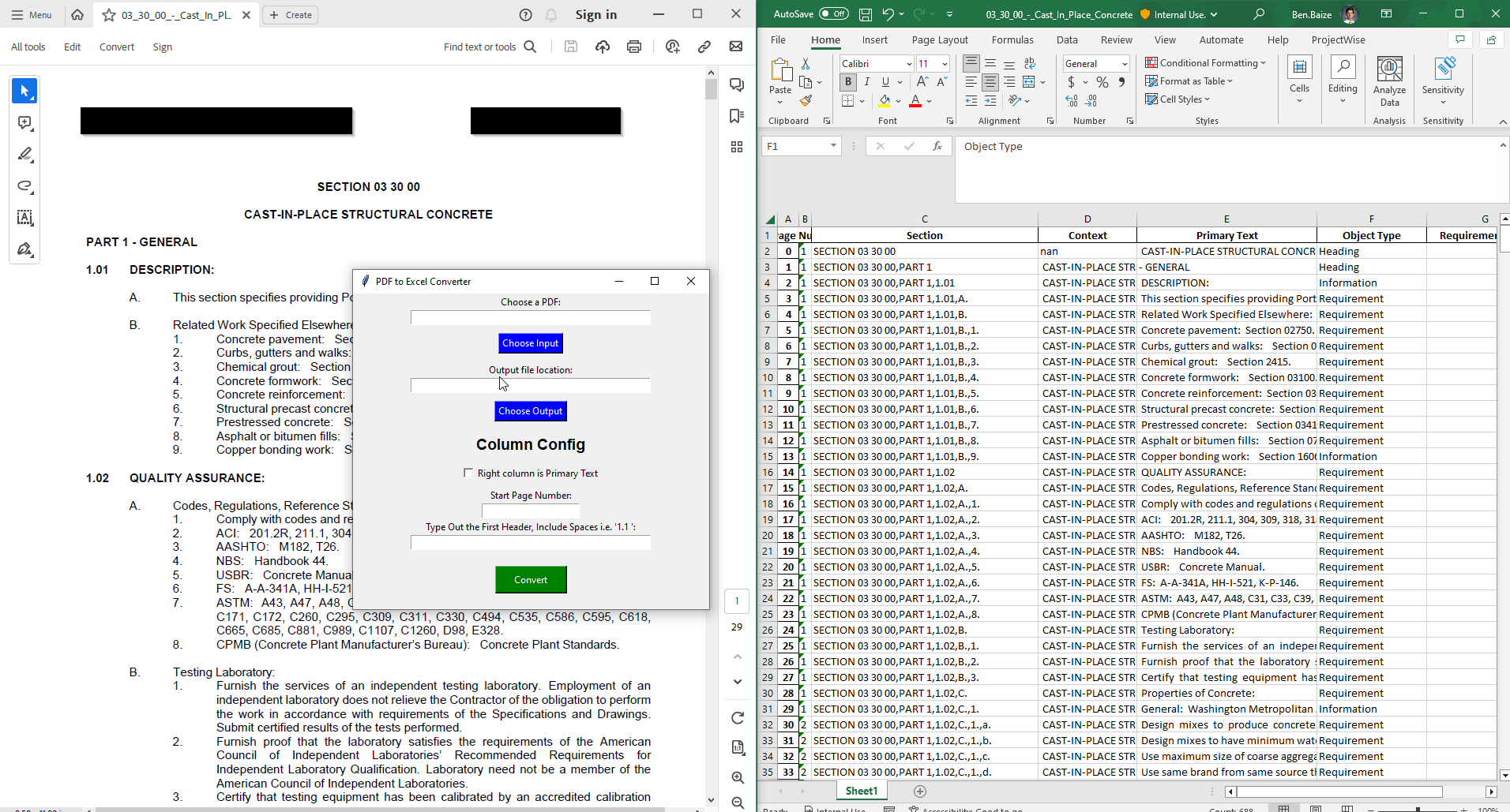 GitHub - benjakson/PDF_Excel_Converter