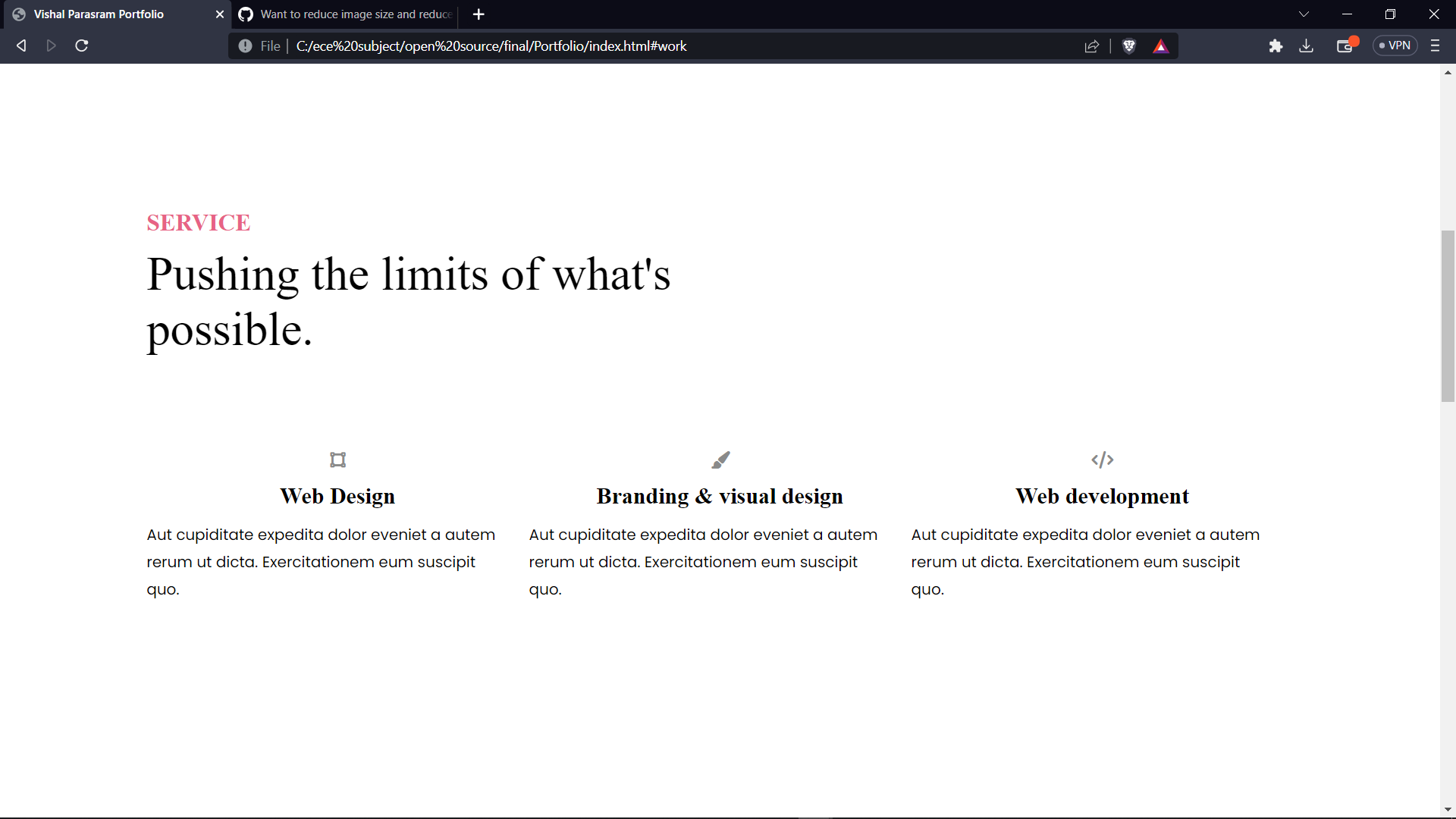 Want to reduce image size and reduce space. · Issue #11 · Vishal-Parasram/Portfolio · GitHub