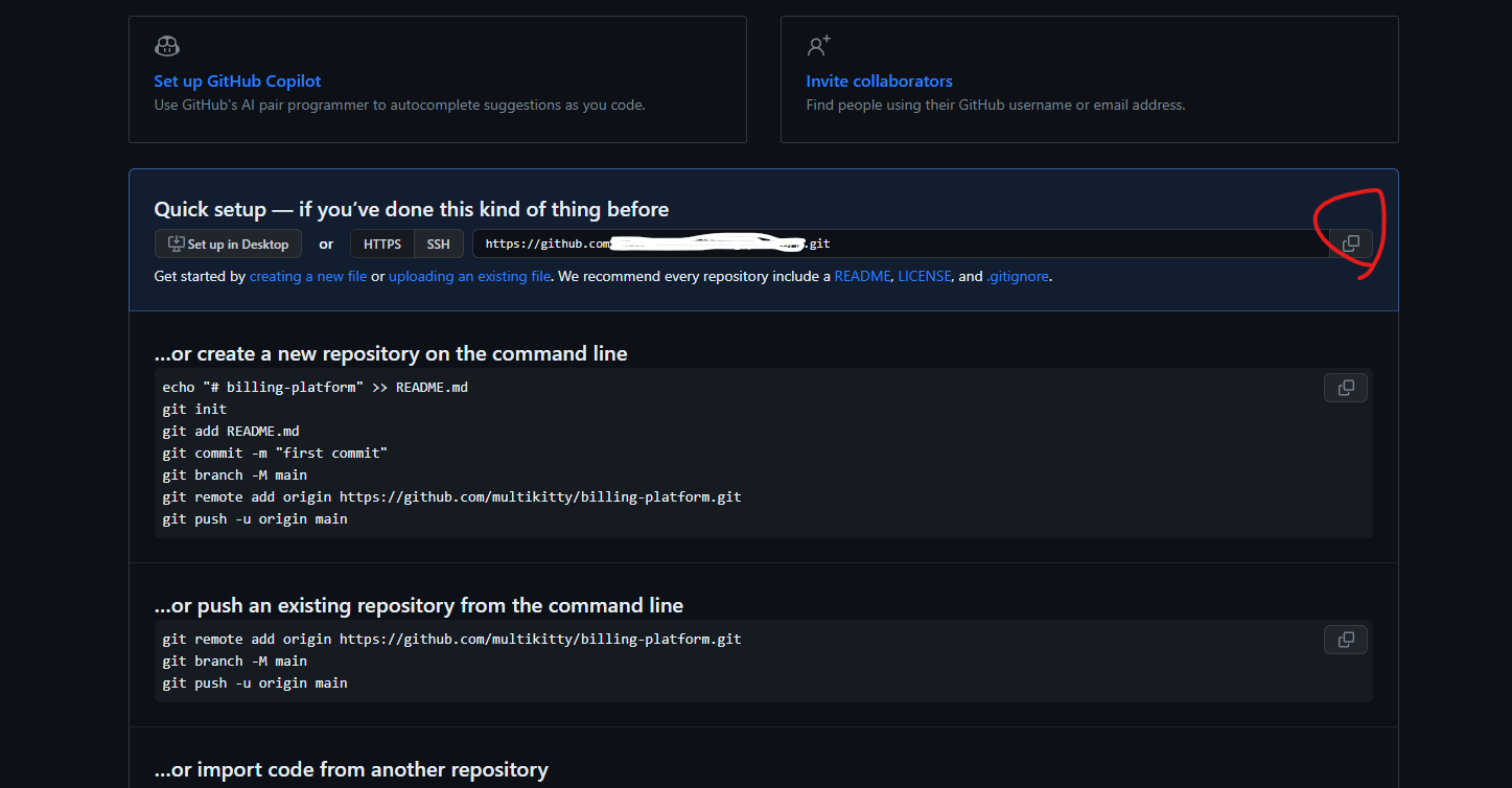 Copy button is not working when create new repository · community · Discussion #54333 · GitHub