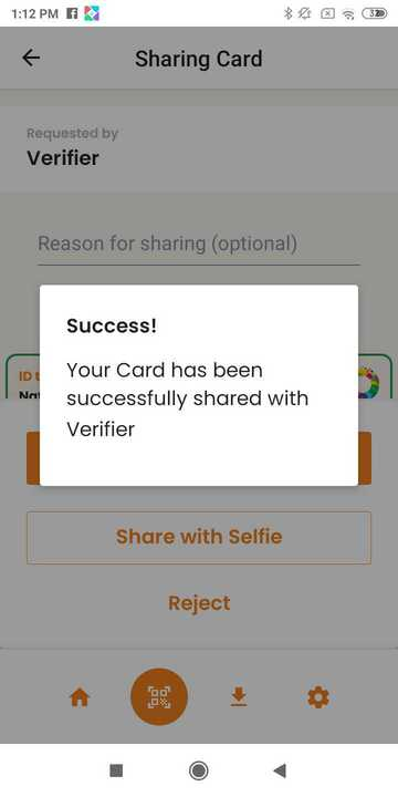 Sharing device is not projecting sucessful message after sharing a VC · Issue #238 · mosip/inji ...