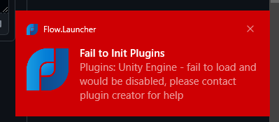 BUG: All plugins give an error · Issue #2247 · Flow-Launcher/Flow.Launcher · GitHub