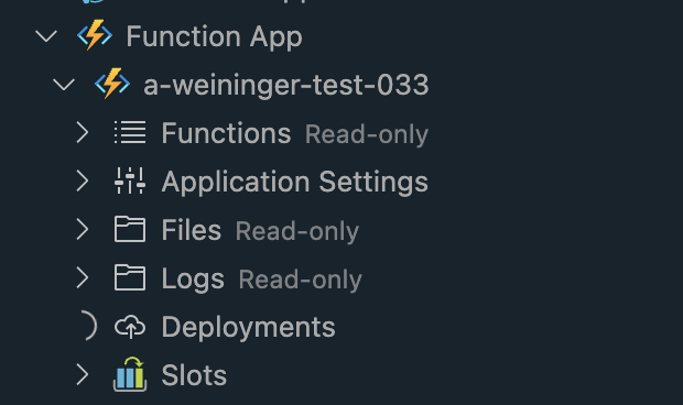 Deployments never load · Issue #3549 · microsoft/vscode-azurefunctions · GitHub