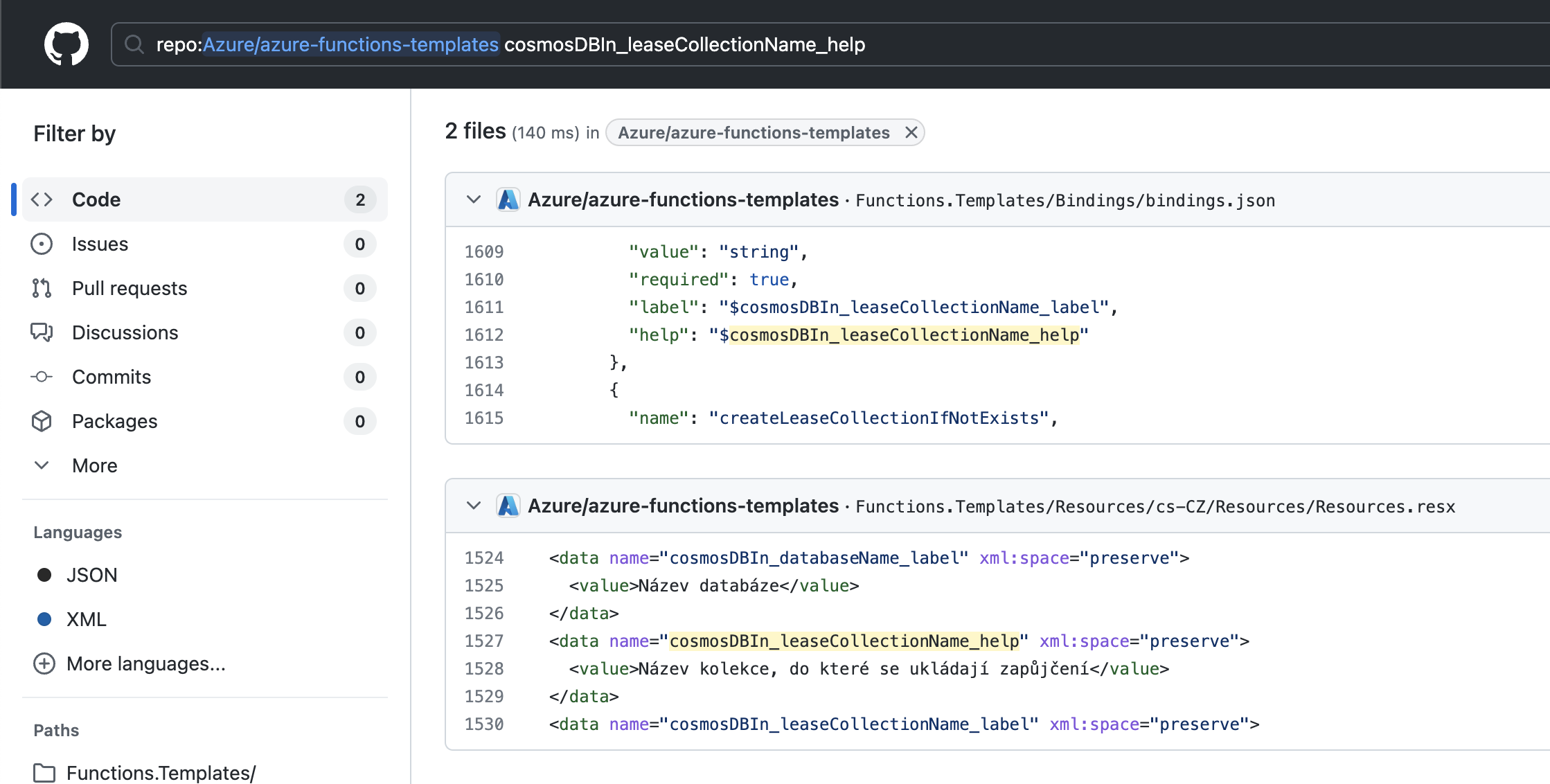 Missing resource `cosmosDBIn_leaseCollectionName_help` · Issue #1342 · Azure/azure-functions ...