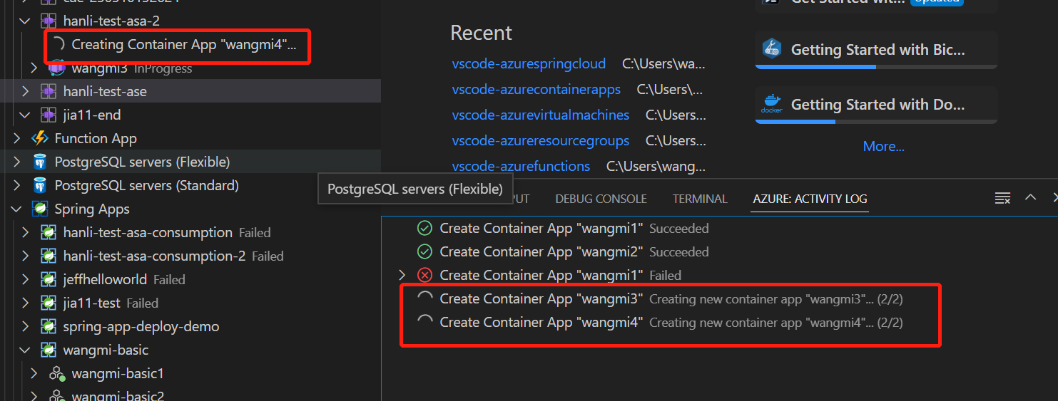 Only One Creating Tree Item Shows Up When Creating Two Resources · Issue 308 · Microsoft