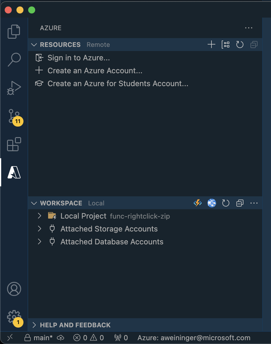 New authentication onboarding UX · Issue #739 · microsoft/vscode-azureresourcegroups · GitHub