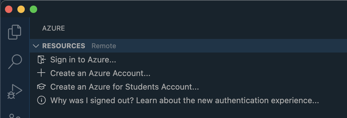 New authentication onboarding UX · Issue #739 · microsoft/vscode-azureresourcegroups · GitHub