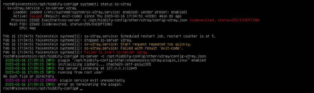 Failed to start ss-server · Issue #126 · hiddify/Hiddify-Manager · GitHub