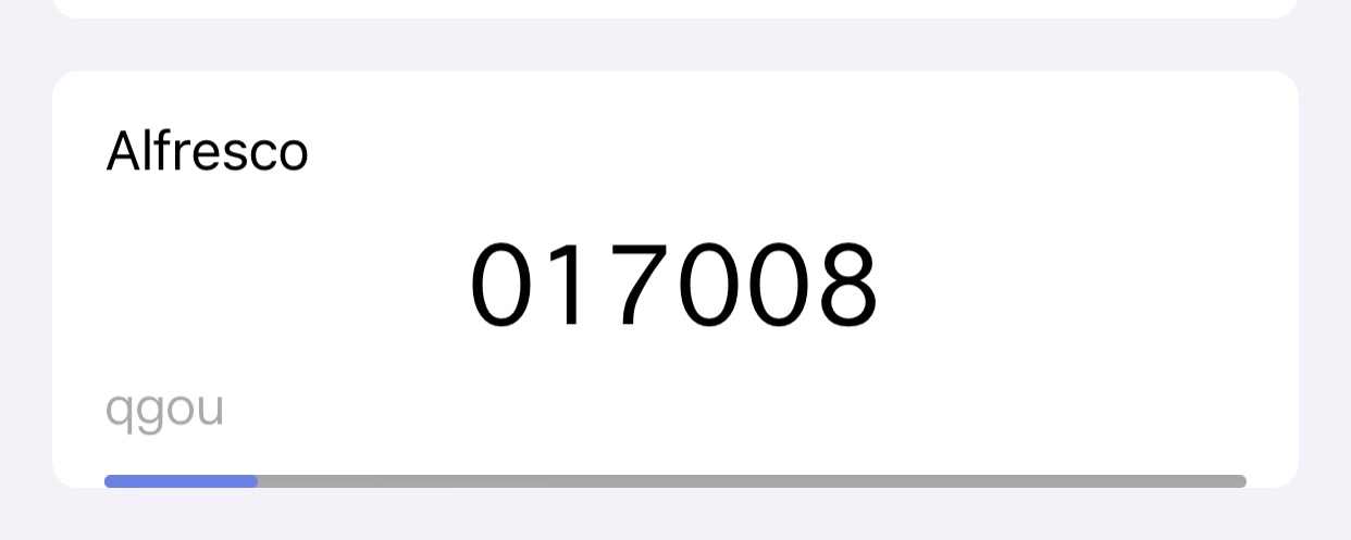 Can you tell me in your video, which OTPAuth QR code reader you have ...