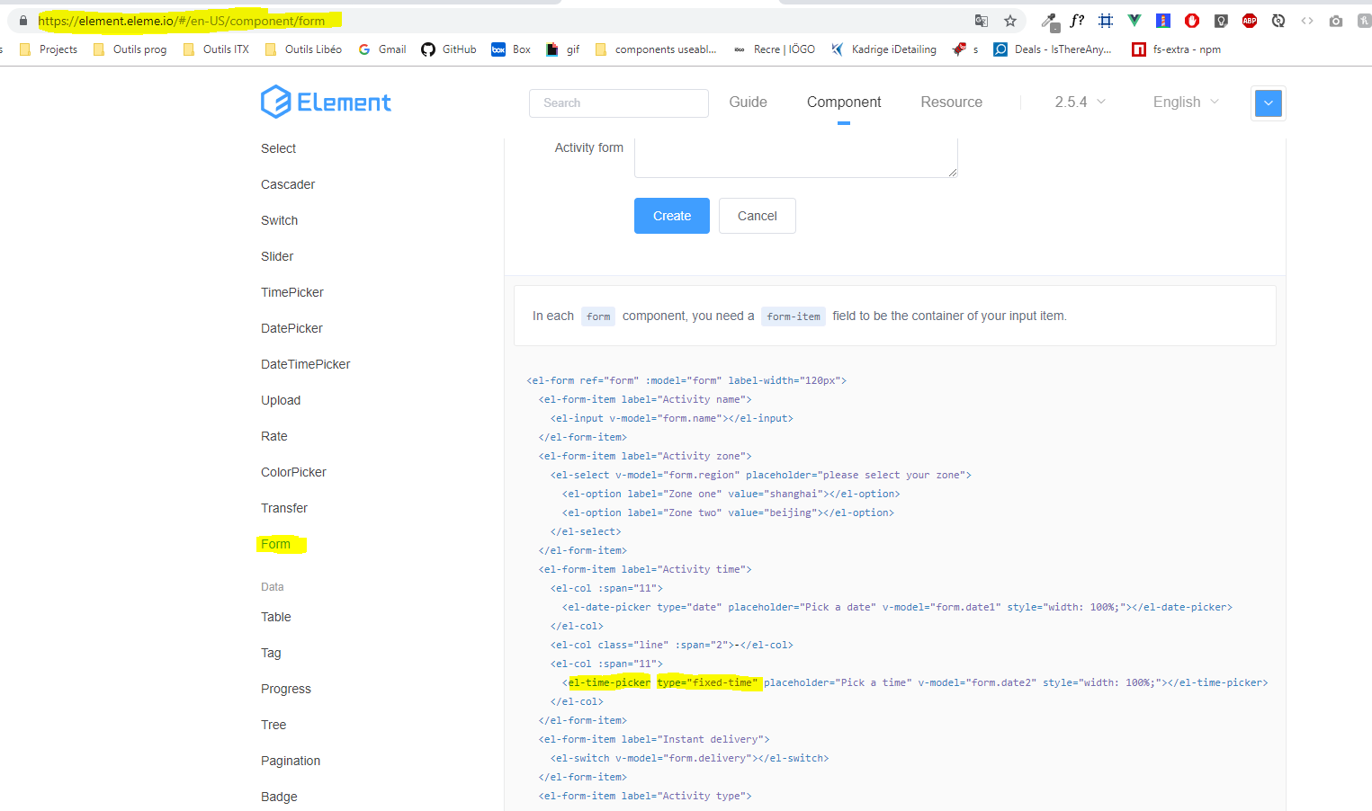 [Bug Report] $attrs is readonly. | el-time-picker type="fixed-time" · Issue #14474 · ElemeFE ...