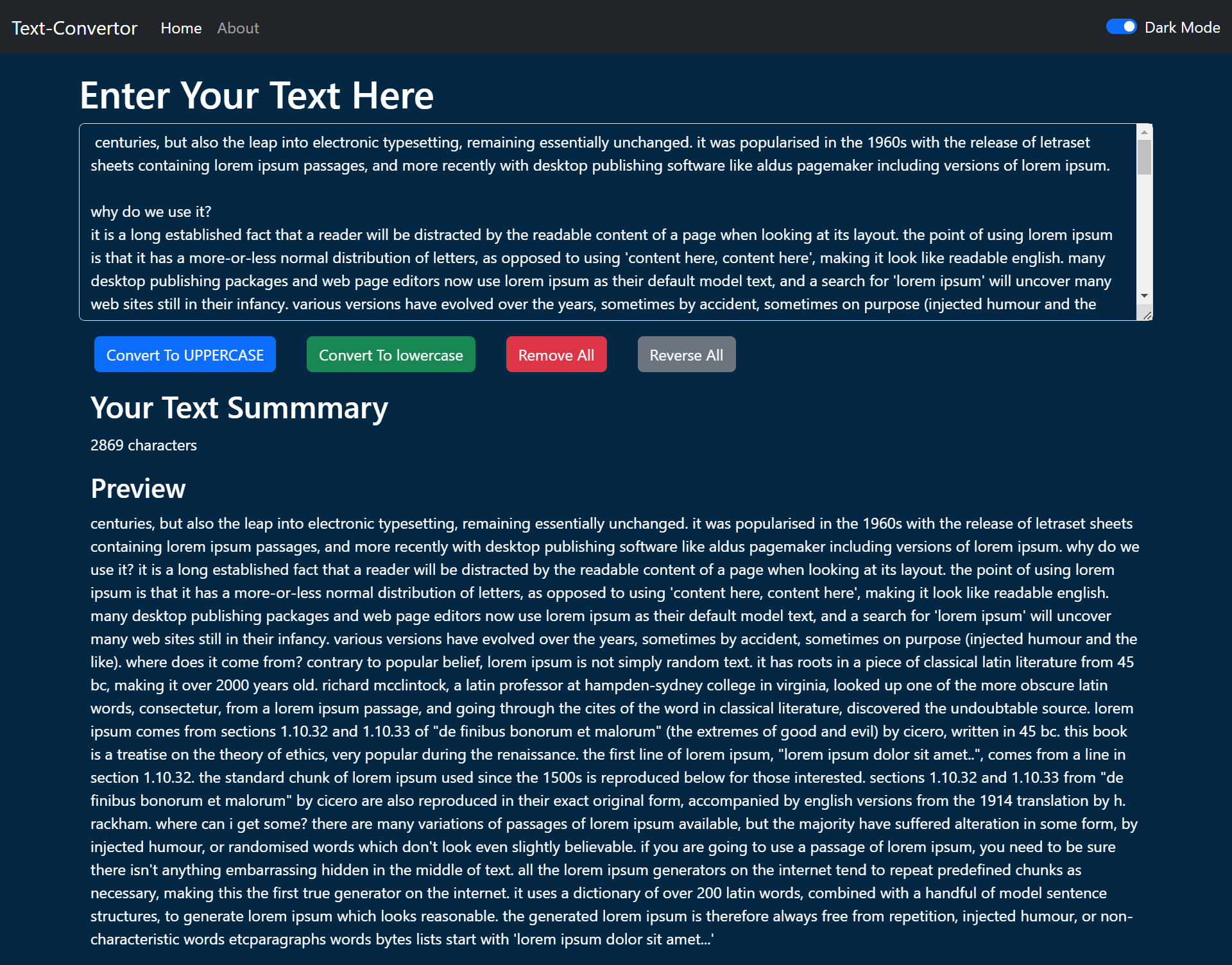 GitHub - Arshsandal/Simple-Text-Convertor-Using-ReactJs