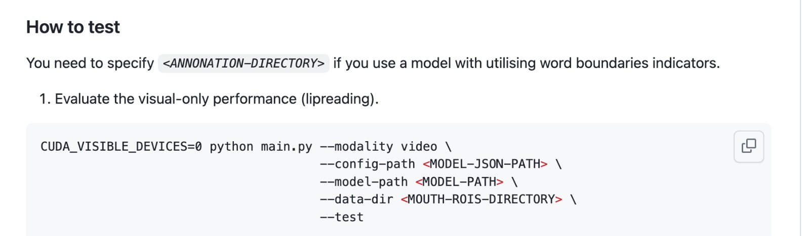 Not able to evaluate visual-only performance using the pre-processed npz files · Issue #60 ...