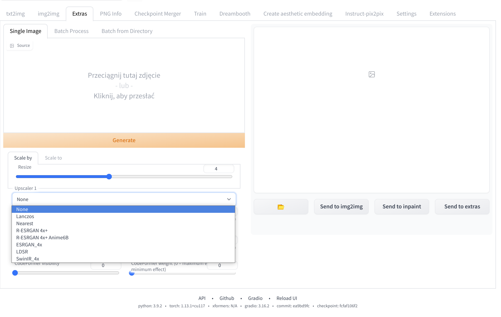 After installation sd_dreambooth_extension ScuNET is missing (not visible) · Issue #924 ...