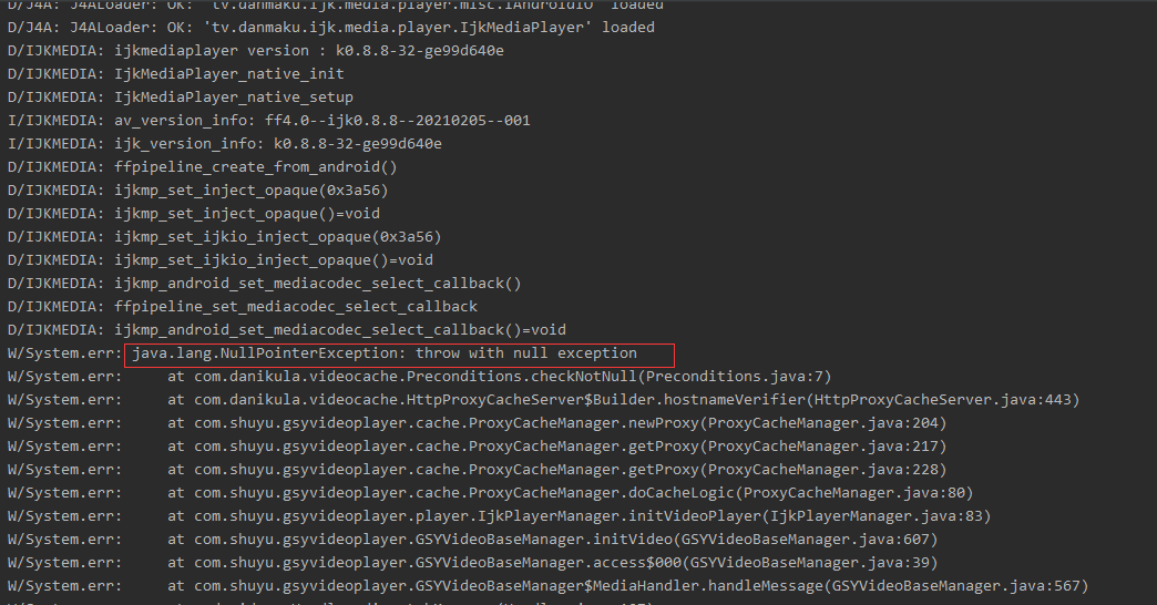 android 11 cpu arm64-v8a 初始化时发生崩溃 · Issue #3199 · CarGuo/GSYVideoPlayer · GitHub