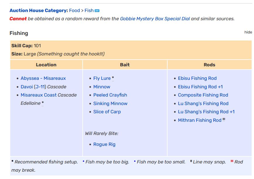 🐛[Fishing]Rod break even if it shouldnt · Issue #1035 · HorizonFFXI/HorizonXI-Issues · GitHub