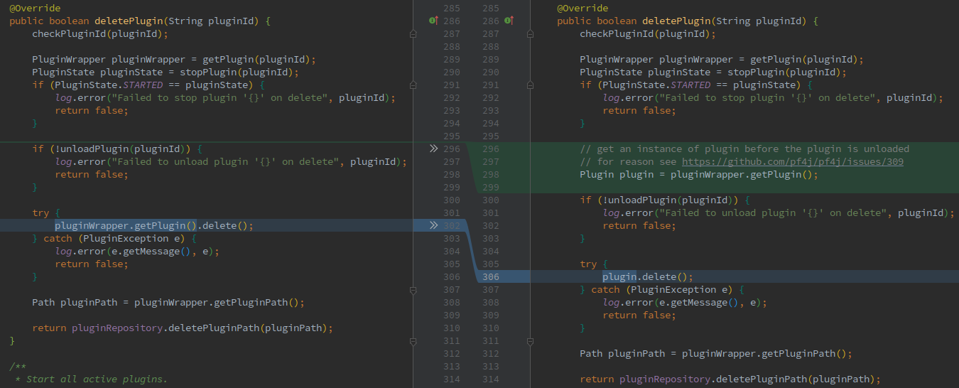 Can't delete/remove unloaded plugin · Issue #309 · pf4j/pf4j · GitHub