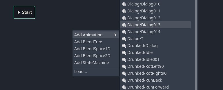 AnimationNodeStateMachine not working with animation group · Issue #62278 · godotengine/godot ...